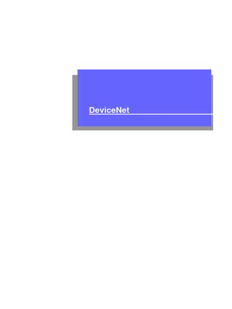 Devicenet Reva Download Free Pdf Power Supply Parameter Computer