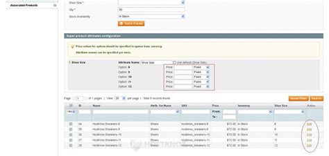 hostknox magento configurable products tutorial