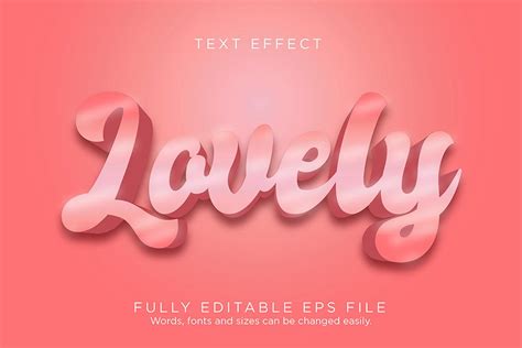 Lovely Logo Text Effect Font Type Graphic By Juliomesak · Creative Fabrica