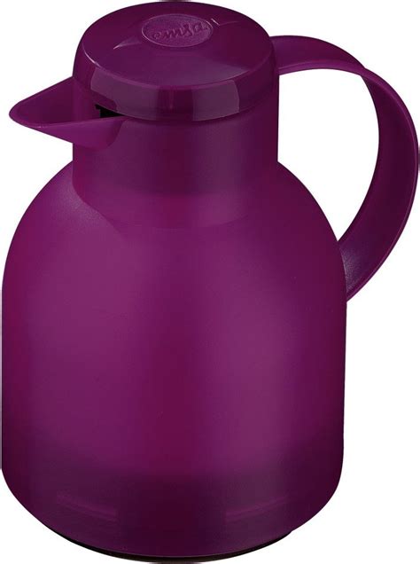 Emsa Samba Isoleerkan Quick Press 1 L Aubergine Transparant Bccnl