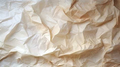 Abstraction Of Crumpled Paper Texture As A Powerpoint Background For