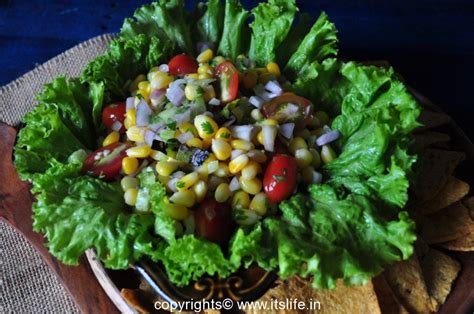 Sweet Corn Salad Recipe Sweet Corn Recipe Vegetarian Recipe