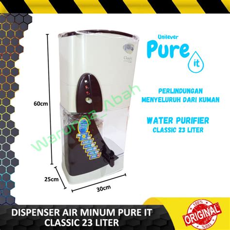Mesin Water Purifier Dispenser Air Minum Mineral Unilever Pure It