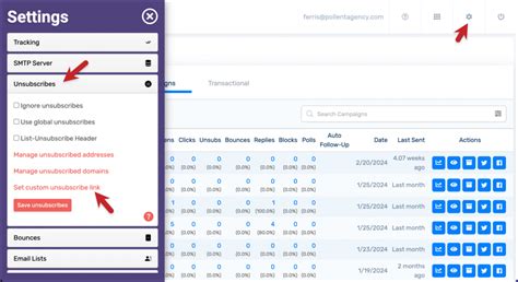 Add An Unsubscribe Link