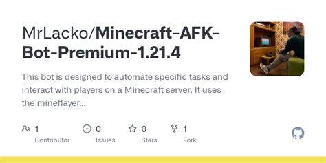 Github Mrlackominecraft Afk Bot Premium 1214 This Bot Is Designed