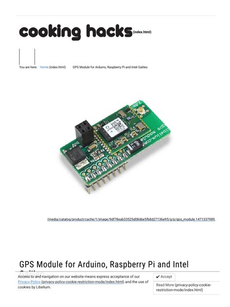 Gps Module For Arduino Raspberry Pi And Intel Galileo Pdf Digital