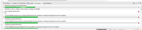 Eclipse Refreshing Workspace Forever Blocking Any Other Actions
