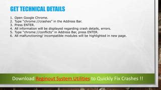 Google Chrome Crashes PPT