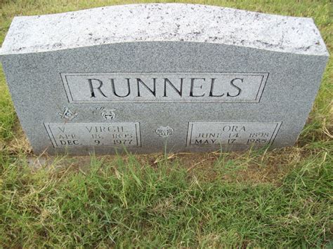 V Virgil Runnels 1895 1977 Find A Grave Memorial