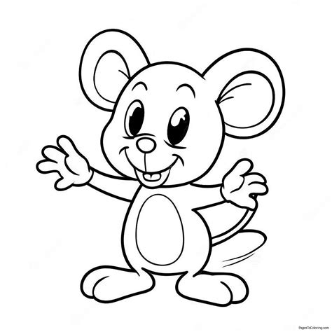 Jerry Mouse Coloring Page 66172 53195