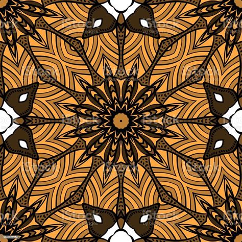 색된 꽃 기하학적 벡터 패턴입니다 벡터 일러스트입니다 창의적이 고 장식 프로젝트에 이상적입니다 0명에 대한 스톡 벡터 아트 및 기타 이미지 Istock