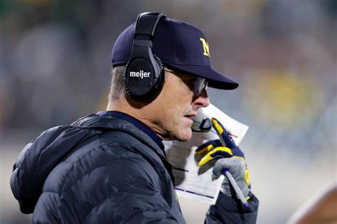 Coach Jim Harbaugh Banned From 3 Games Over Sign Stealing Allegations