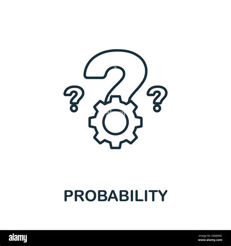 Probability Outline Icon Thin Line Concept Element From Crm Icons