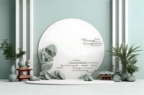 Premium Ai Image Minimalist Product Presentation Space