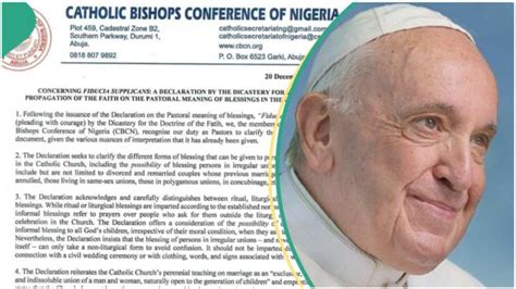 Same Sex Marriage Catholic Bishops Give 4 Reasons Popes Directive