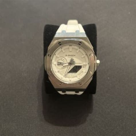 Casio G Shock Casioak Royal Oak Ap Custom White White Watchcharts Marketplace