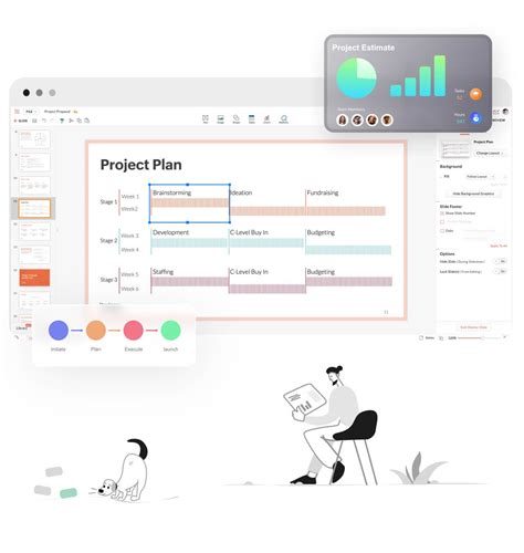 create dynamic project management presentations with zoho show
