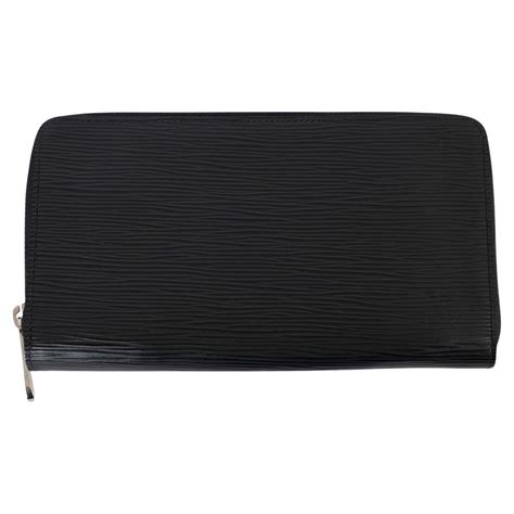 Louis Vuitton Black Epi Leather Zippy Wallet For Sale At 1stdibs
