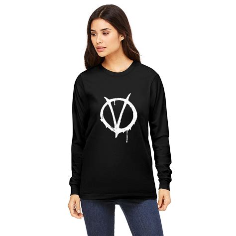 V For Vendetta Symbol Vintage V For Vendetta Long Sleeves