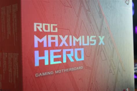ASUS ROG Maximus X And STRIX Z E Gaming Motherboard Review