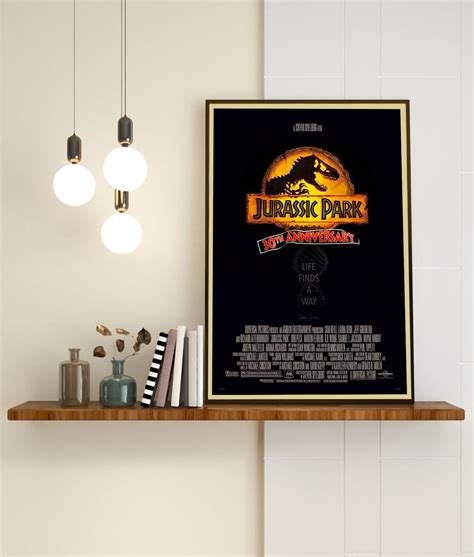 Jurassic Park 30th Anniversary Fan Made Poster Jurassic Park 30th