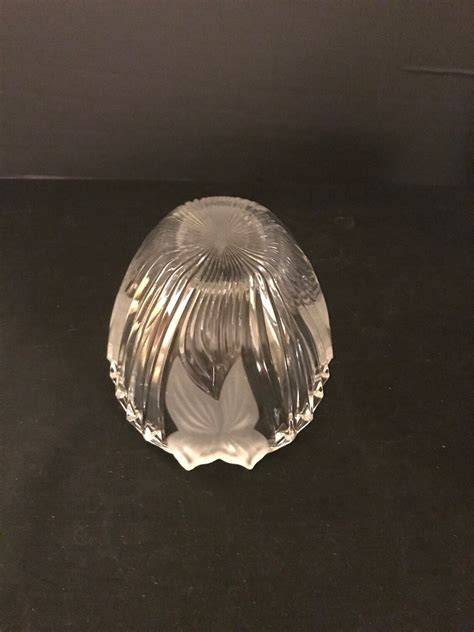 Vintage Mikasa Crystal Oval Candy Dish Bowl Frosted Bows Etsy