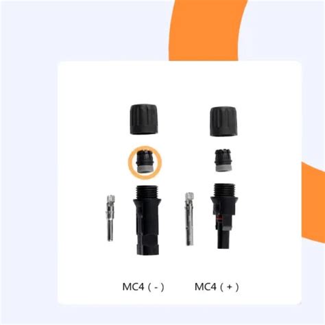 Waterproof DC PV Plug Socket Solar Cable Connector For PV System Mc Connector Solar Cable