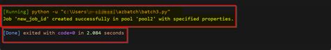 Python Azure Batch Update Only One Property Of A Job Stack Overflow