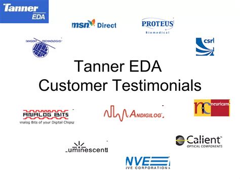 Tanner Eda Testimonials Ppt