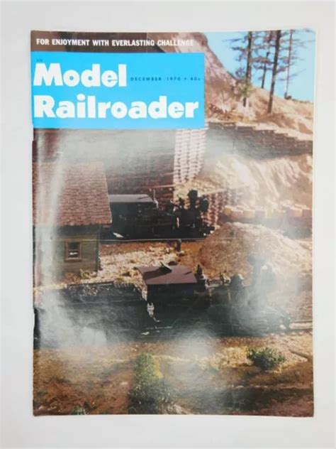 Model Railroader Trains Pacific Railway Tenshodo Roco Dec 1970 Vintage