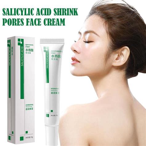 Salicylic Acid Pores Refining Cream Shrink Pore Improve Acnes Whitening