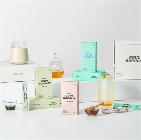 꿀스틱 단박스 스틱 패키지 디자인 패키지 포트폴리오 크몽