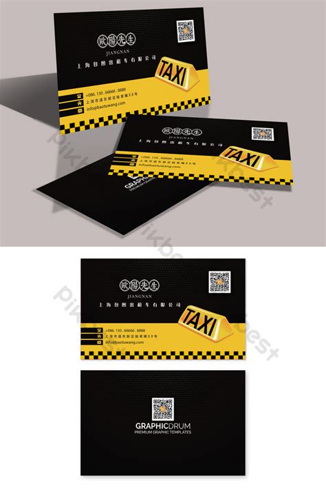 Creativas Tarjetas De Taxi Para Editar
