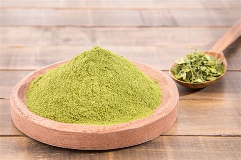 나뭇잎과 Moringa 가루moringa Oleifera 0명에 대한 스톡 사진 및 기타 이미지 0명 가루로 빻은 건강