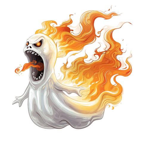 Ghost Cartoon Fires Firetail Ghost Wiki Fandom