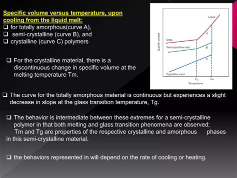 Crystallizationmelting And Tg Of Different Polymeric Materials Pptx