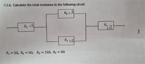 Solved Calculate The Total Resistance In The Chegg