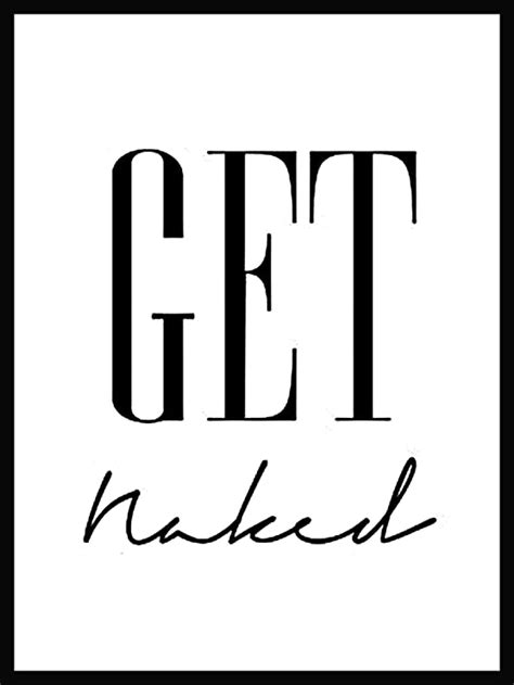 Get Naked Typography Bathroom Wall D Cor With Frame By Finearts X Inch Amazon In Home