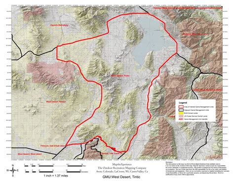 Utah Dwr West Desert Tintic Hunt Utah Map By Map The Xperience