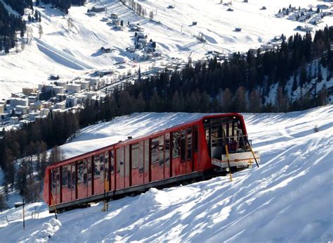 Ski Lifts Parsenn Davos Klosters Cable Cars Parsenn Davos Klosters