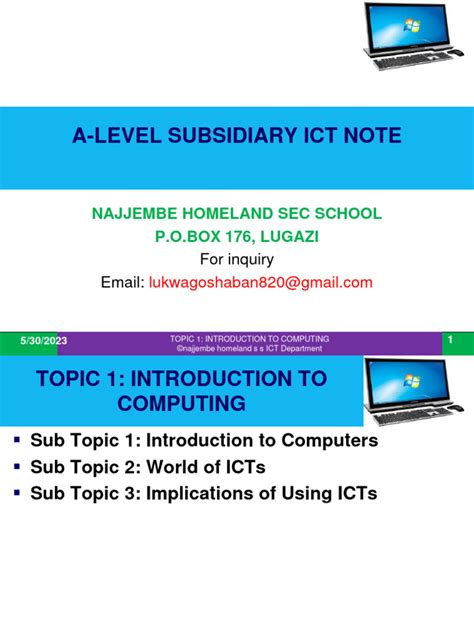 Introduction To Computing Pdf Cloud Computing Computer Hardware