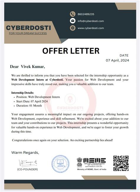 Internship Cyberdosti Learning Vivek Kumar