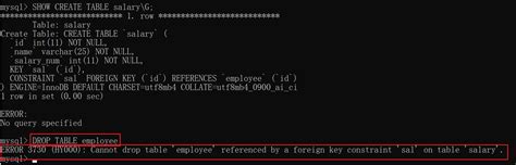 mysql数据库——表的基本操作（定义表的约束、查看表的结构、修改数据表、删除数据表） wf aiyouwei 博客园