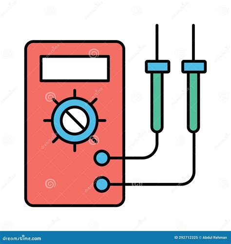 Electrometer Vector Best Gray Line Symbol 145549494