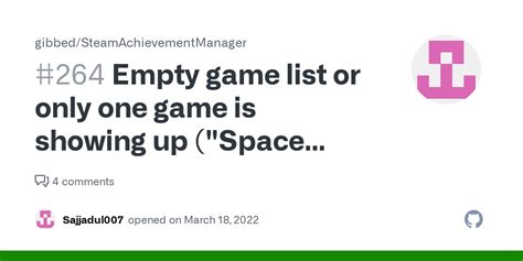 Empty Game List Or Only One Game Is Showing Up Space War Issue