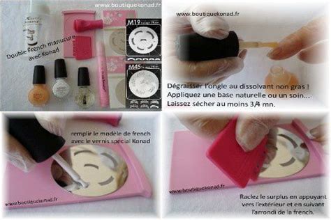 Pas à Pas Konad Nail art french manucure Konad Onglissimo France