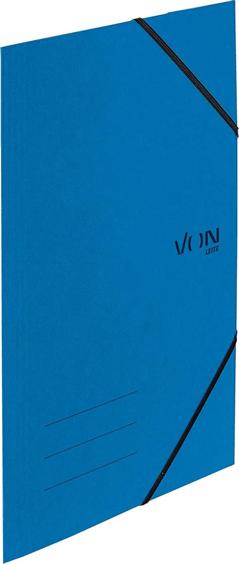 Von Leitz 30080035 Folder A4 Recycled Cardboard For 150 Sheets 3 Flaps