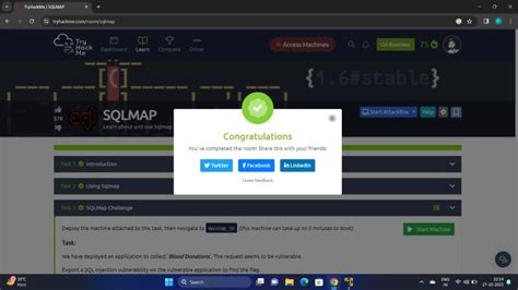 Tryhackme Sqlmap Ethicalhacking Websecurity Infosec Prarabdh