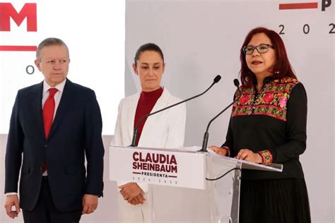 Brugada Felicitó A Los Nuevos Integrantes Del Gabinete De Sheinbaum