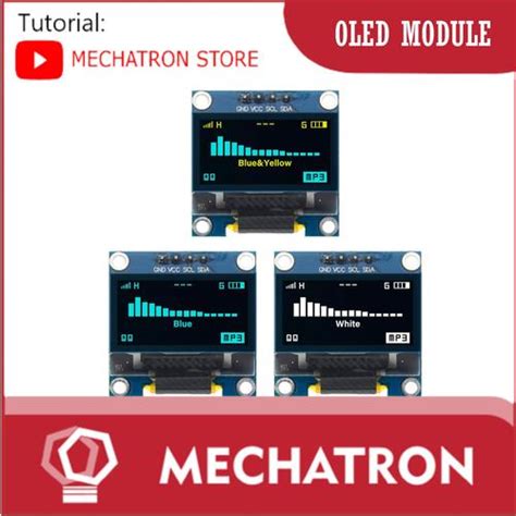 Jual Lcd Oled 128x64 0 96 Inch Module Display I2c Iic 0 96 Arduino Biru Kota Depok